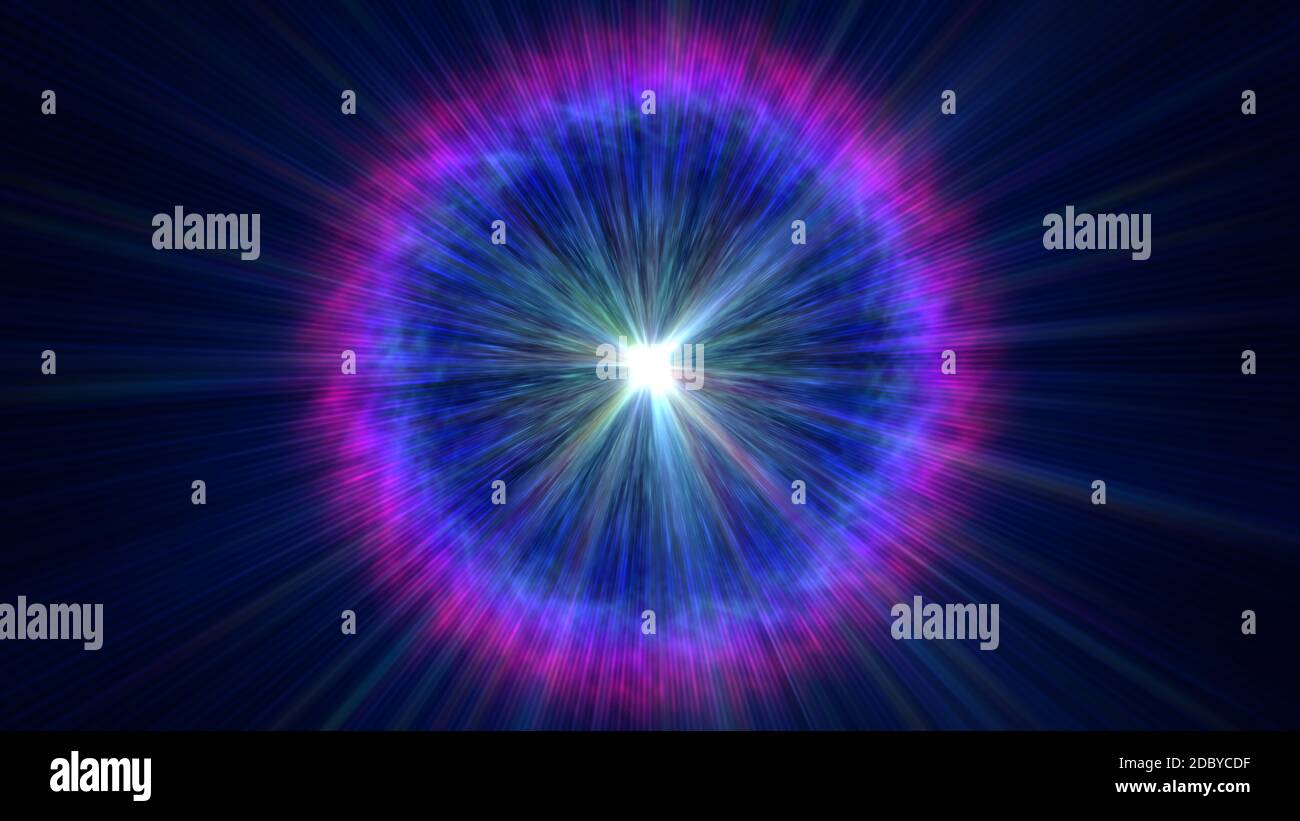 star ray light in space. render illustration Stock Photo - Alamy