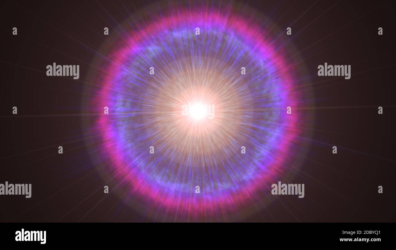star ray light in space. render illustration Stock Photo - Alamy