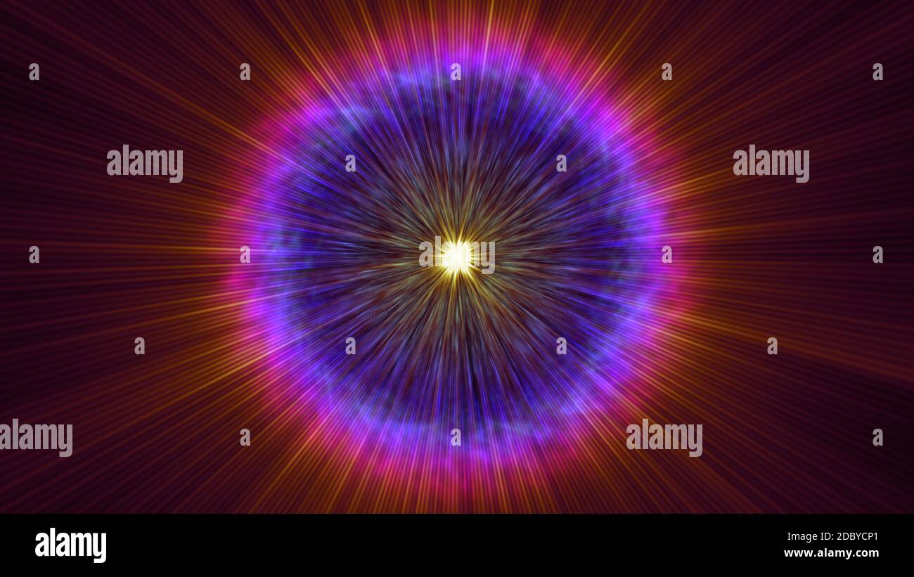star ray light in space. render illustration Stock Photo - Alamy