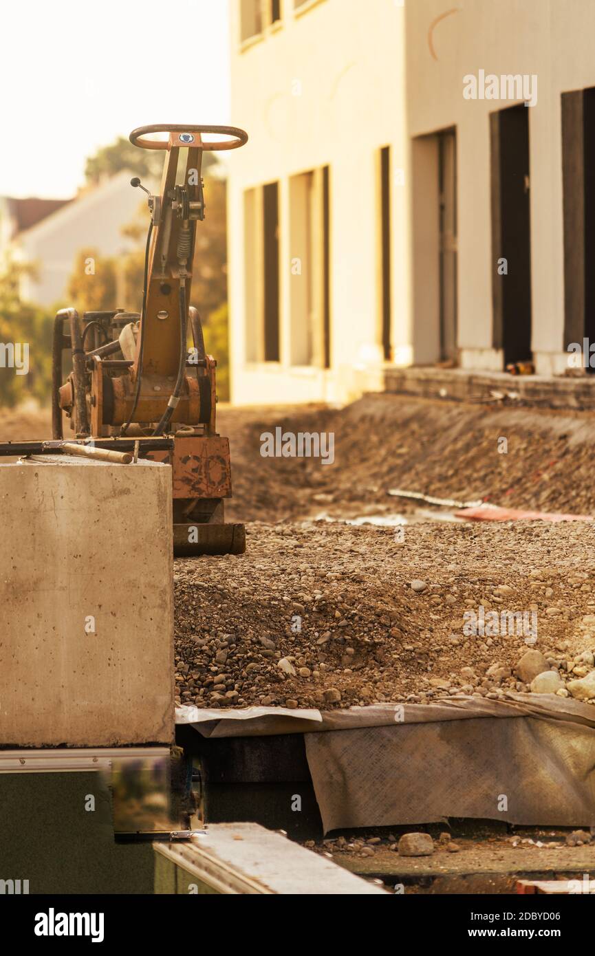 Hydraulic vibratory hammer hi-res stock photography and images - Alamy