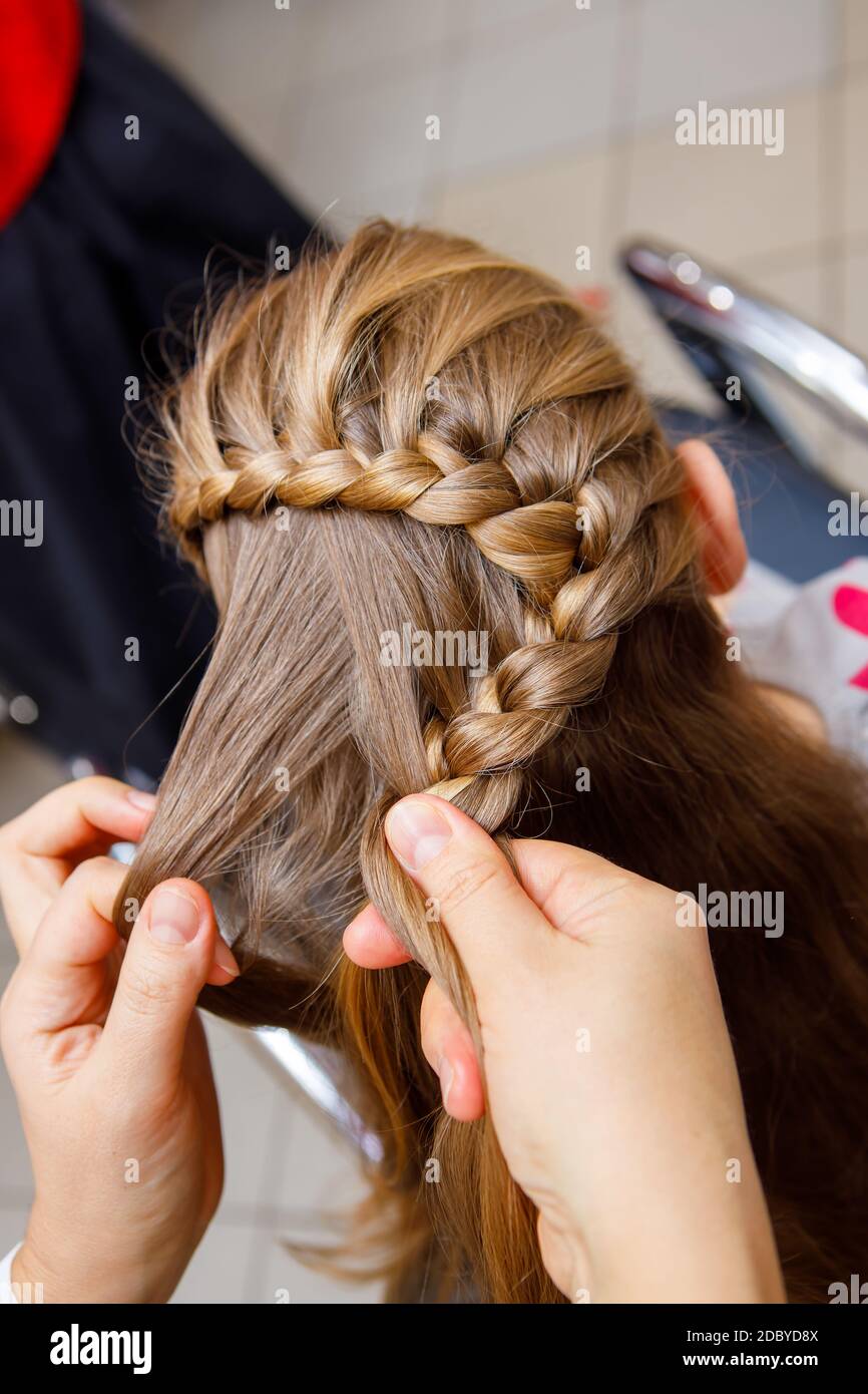 Hairdressing model hi-res stock photography and images - Alamy