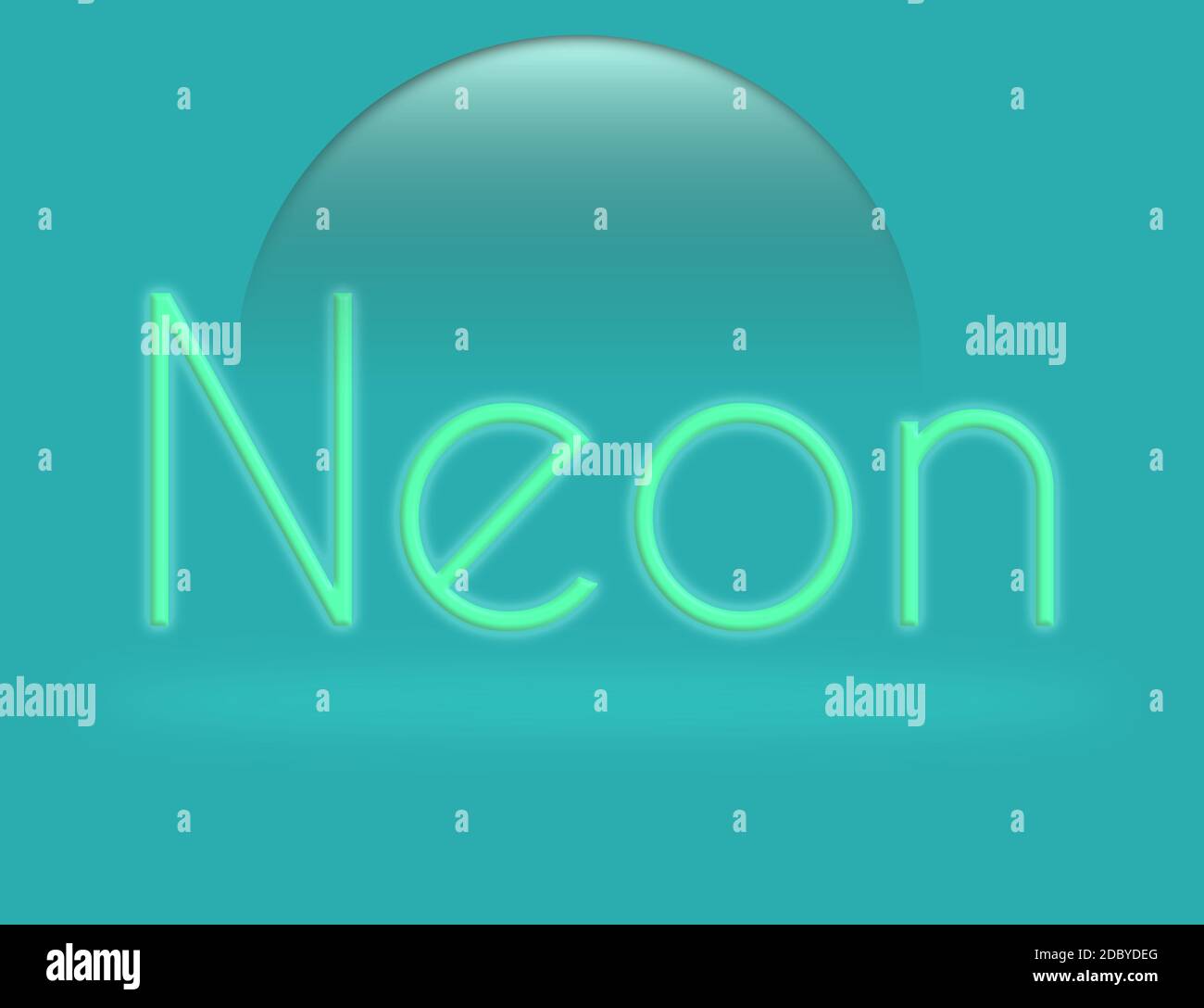 Neon text effect hi-res stock photography and images - Alamy