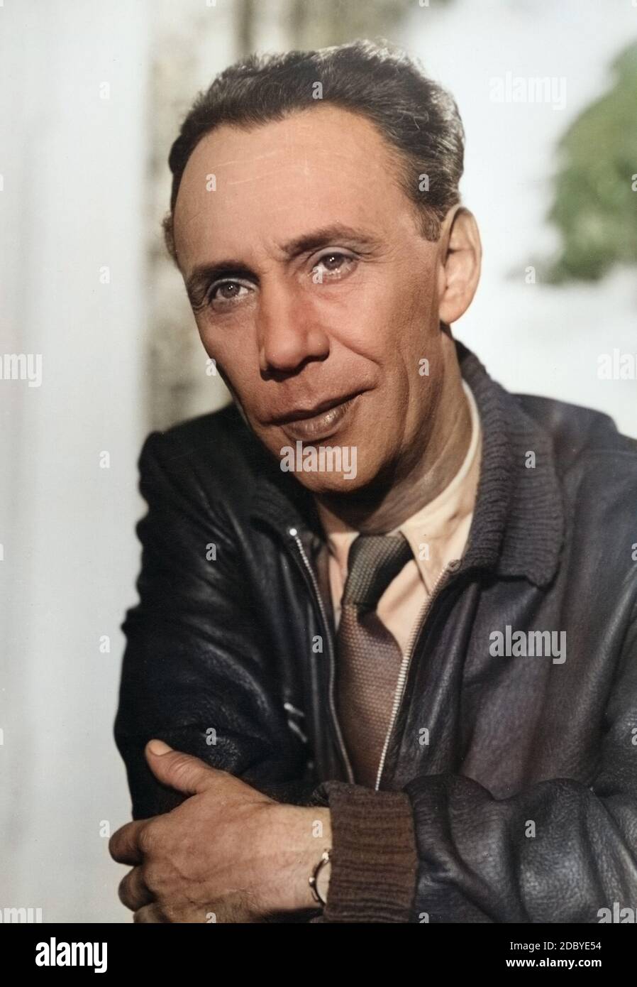 Rudolf Platte, deutscher Schauspieler, Deutschland 1950er Jahre. German actor Rudolf Platte ...