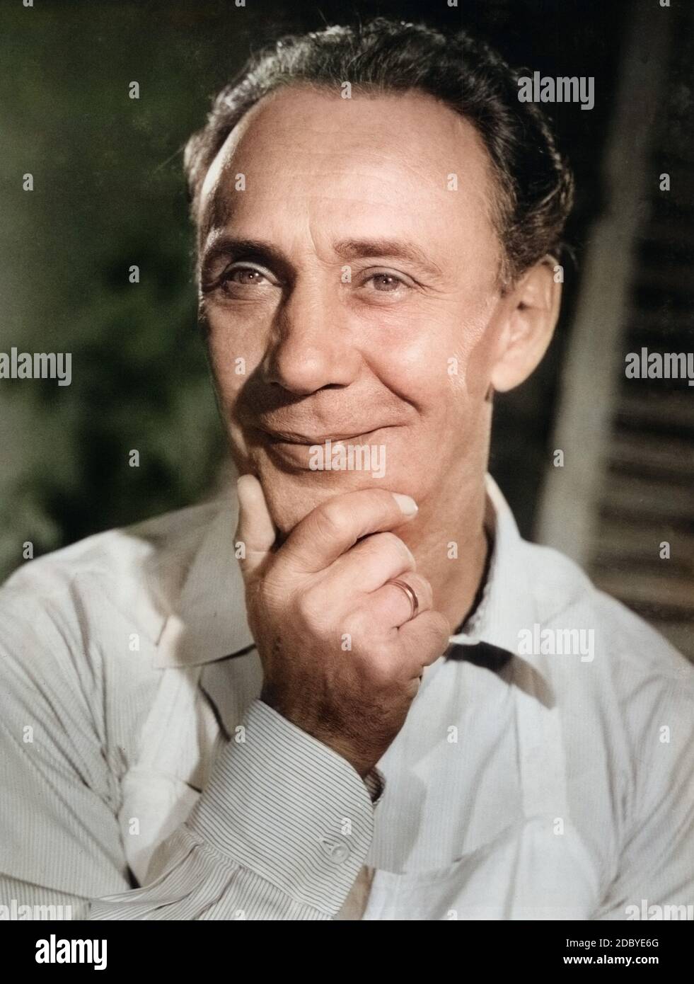 Rudolf Platte, deutscher Schauspieler, Deutschland 1950er Jahre. German actor Rudolf Platte ...