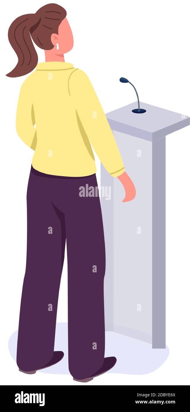 Woman politician speaking from hi-res stock photography and images - Alamy