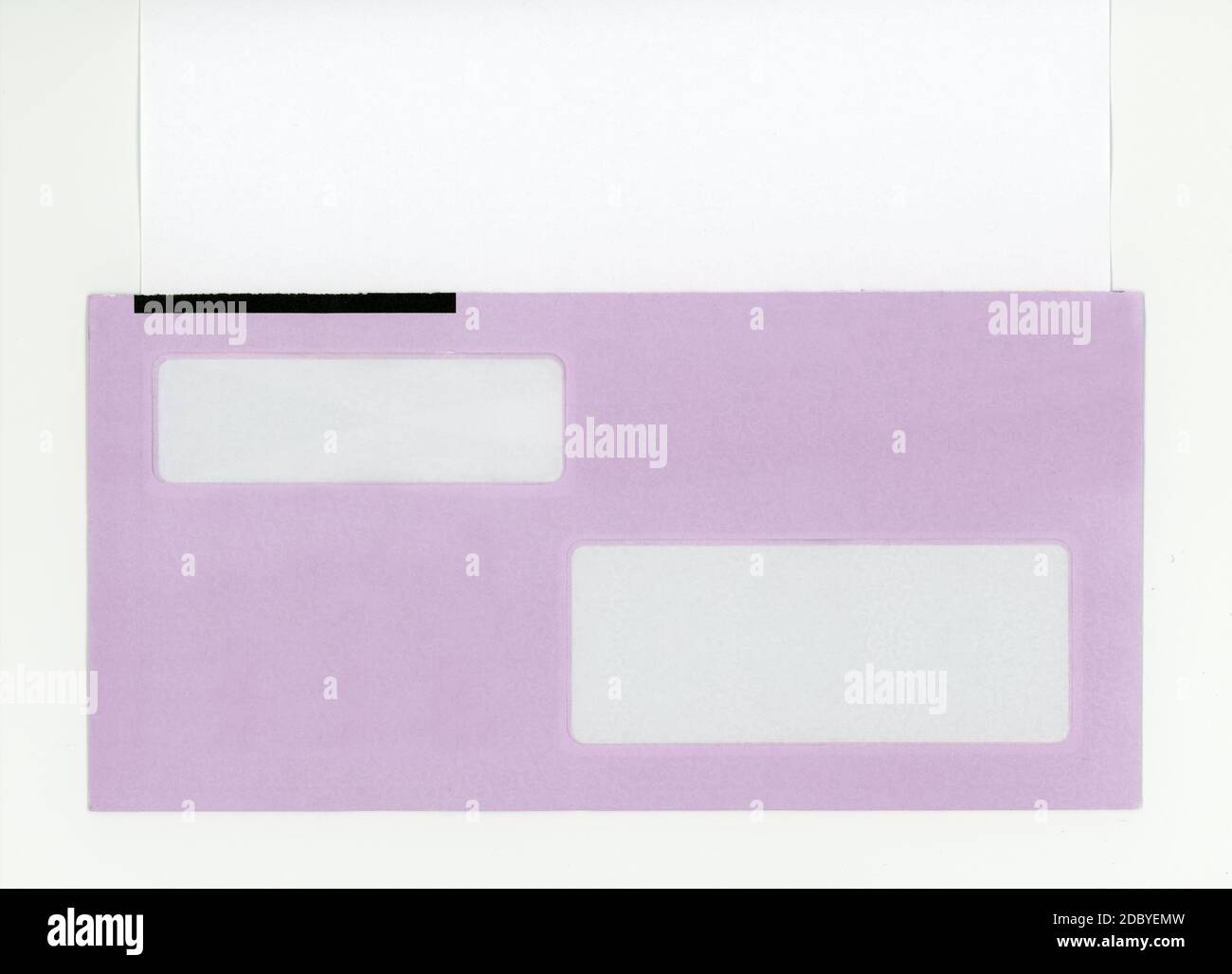 purple paper letter envelope for mail postage Stock Photo - Alamy