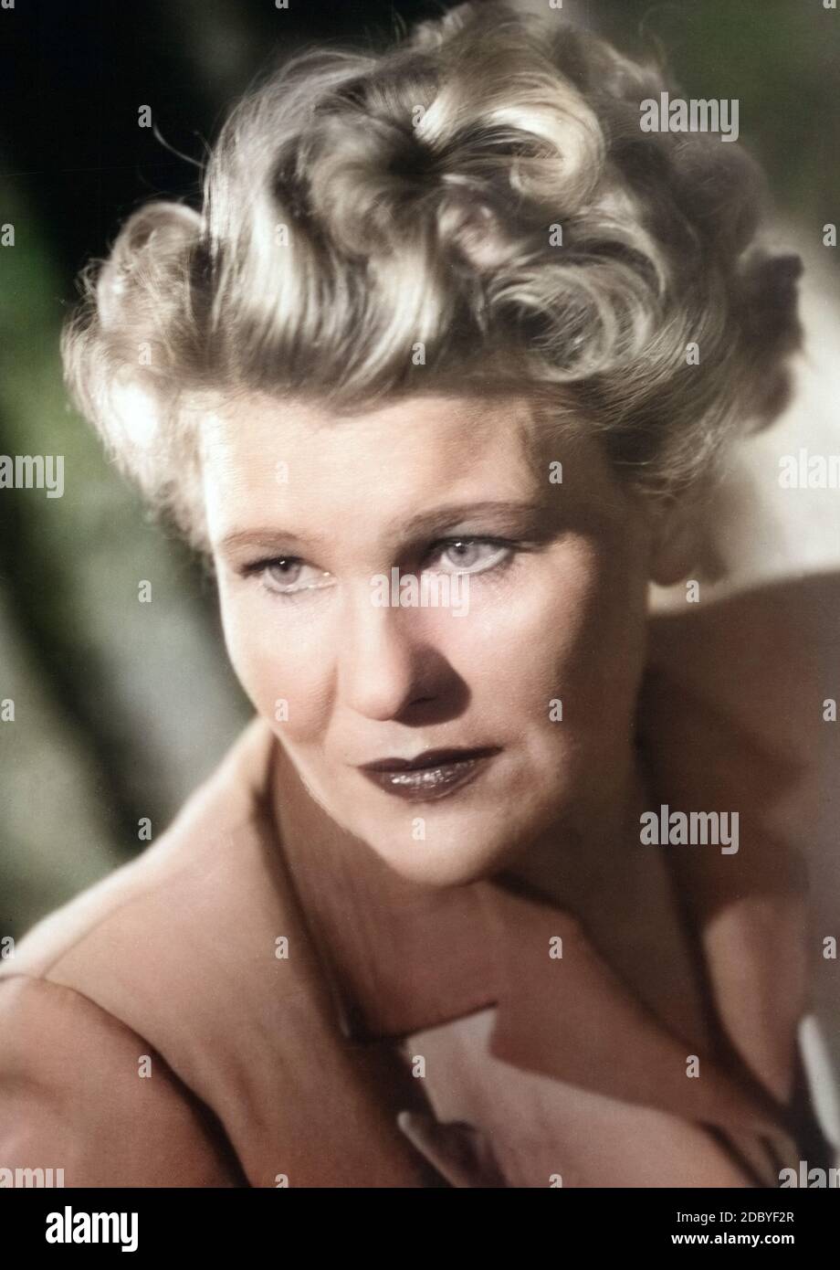 Lotte Rausch, deutsche Schauspielerin, Deutschland um 1952. German ...