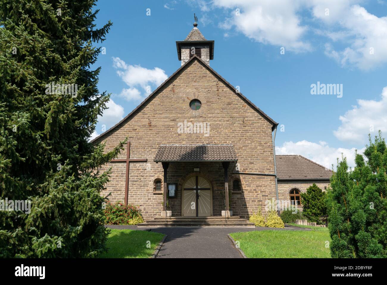 Parish church of Klasmuehle village, Odenthal, Germany Stock Photo - Alamy