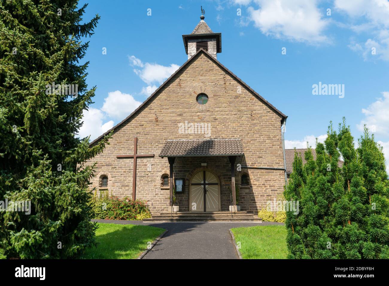 Parish church of Klasmuehle village, Odenthal, Germany Stock Photo - Alamy