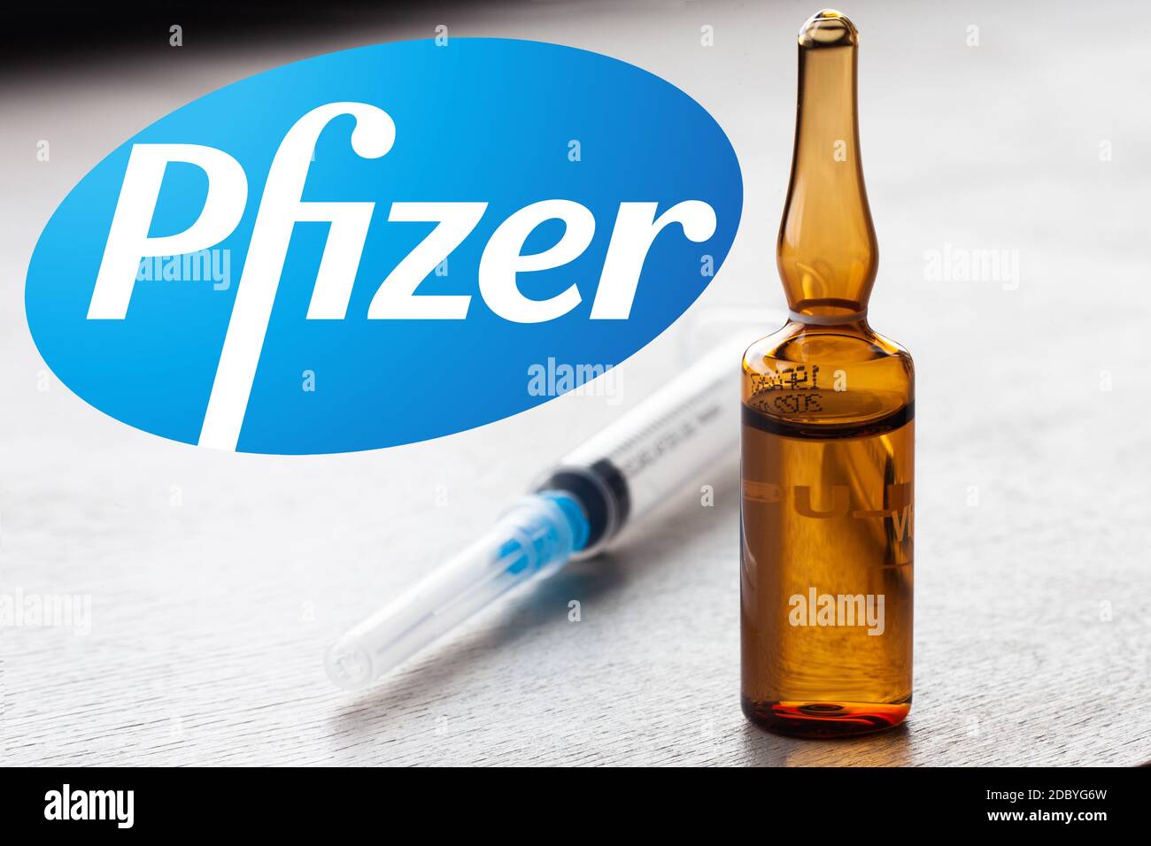 Pfizer new logo hi-res stock photography and images - Alamy