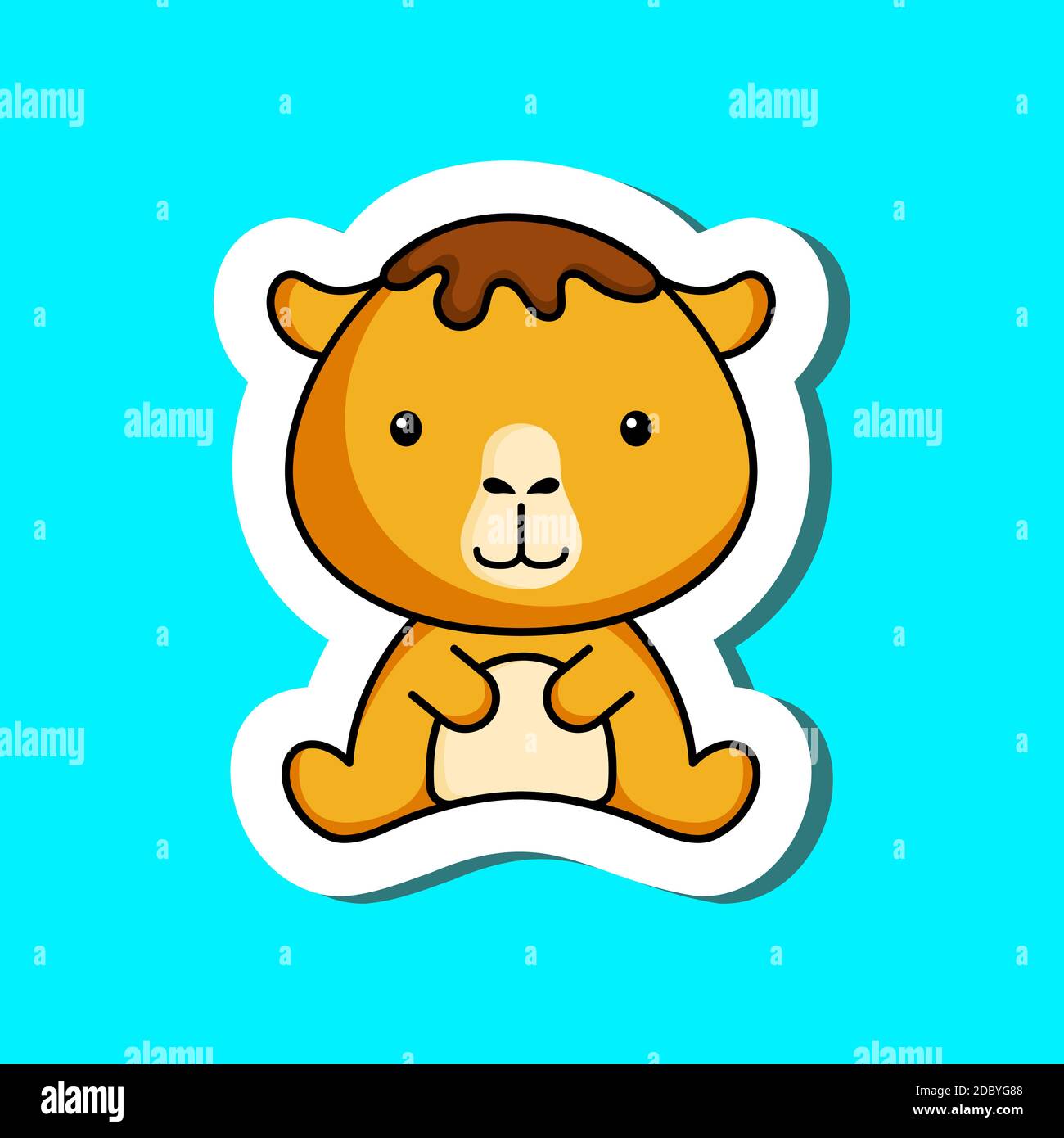 Cute baby camel Stock Vector Images - Alamy