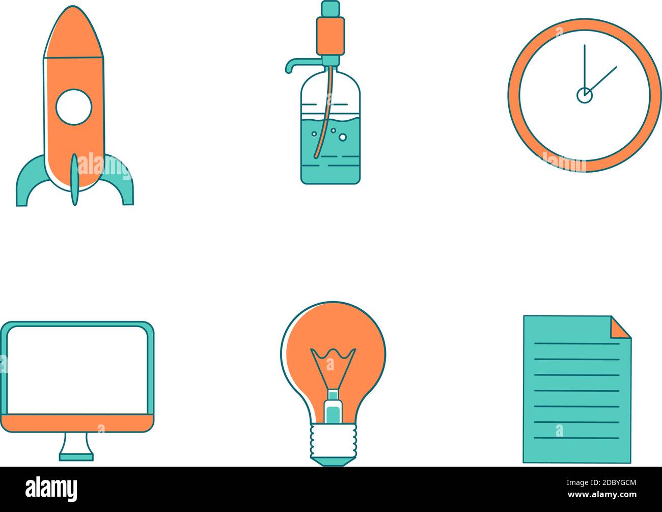 Office water cooler icon animation hi-res stock photography and images ...