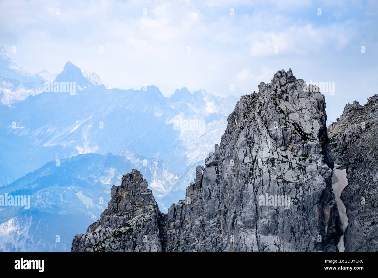Rocky Mountain Alpine Landscape. Austria Alps Mountains Stock Photo - Alamy