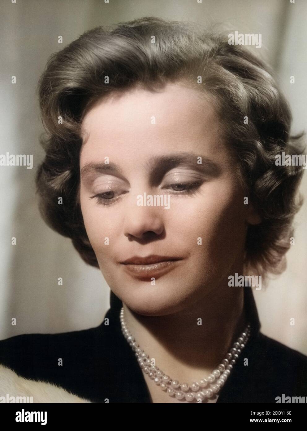 Maria Schell, österreichisch schweizerische Schauspielerin, Deutschland Mitte 1950er Jahre ...