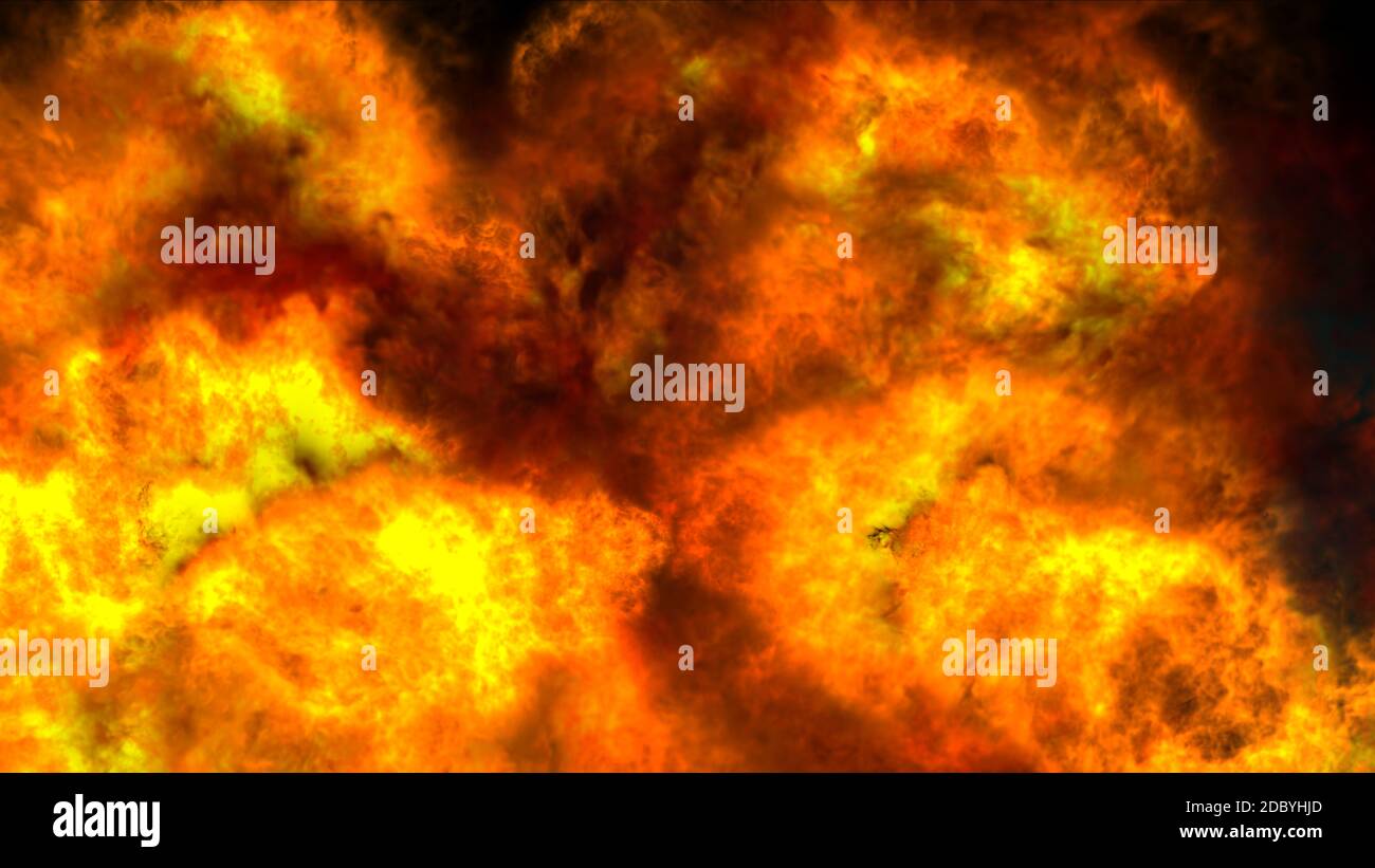 fire flame explosion background abstract illustration render Stock ...