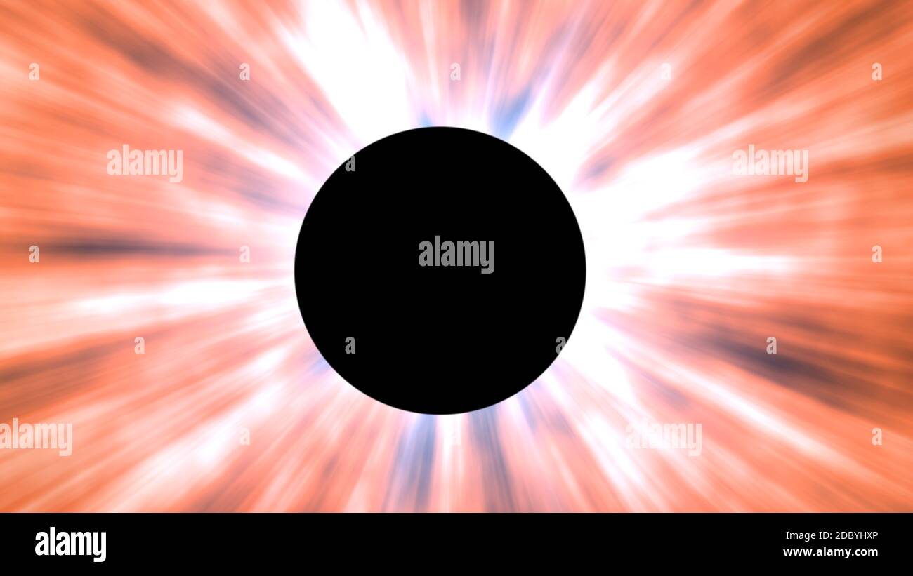 eclipse of the sun light ray, 3d render illustration Stock Photo - Alamy