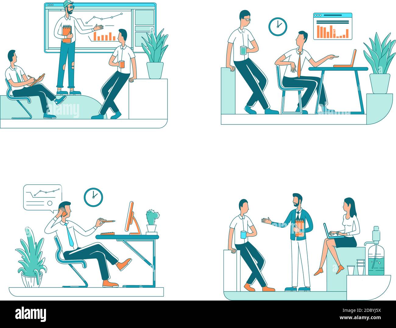 Personnel Cartoon High Resolution Stock Photography and Images - Alamy