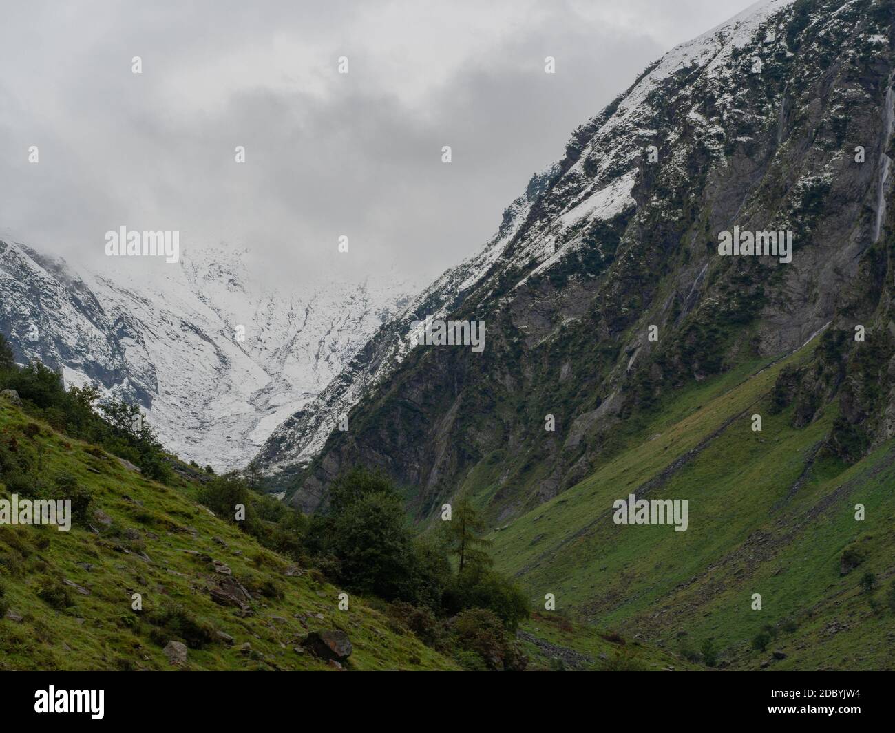 Valley view in alps hi-res stock photography and images - Alamy