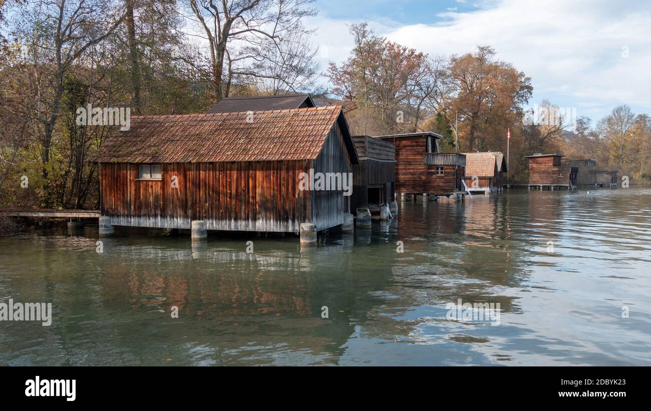 Autumn mood at lake Hallwil Stock Photo - Alamy