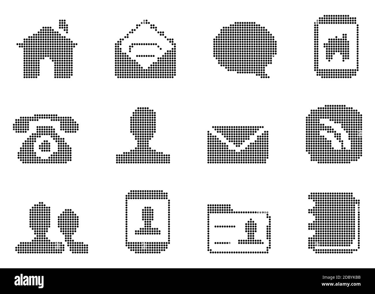 Mobile mark icons on hi-res stock photography and images - Alamy