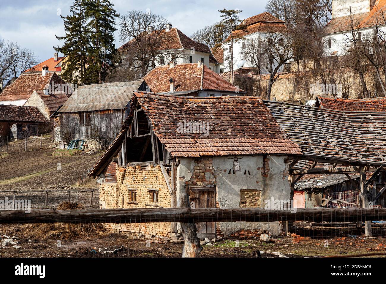 A typical village in Romania Stock Photo - Alamy