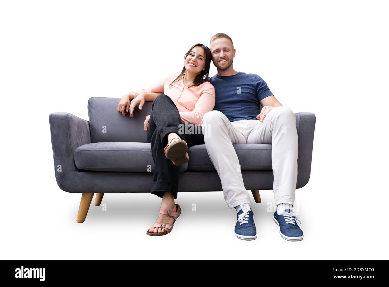 Movers moving sofa hi-res stock photography and images - Alamy