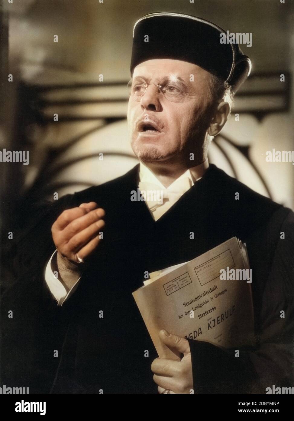 Ernst Waldow, deutscher Schauspieler, im Spielfilm "Hokuspokus ...