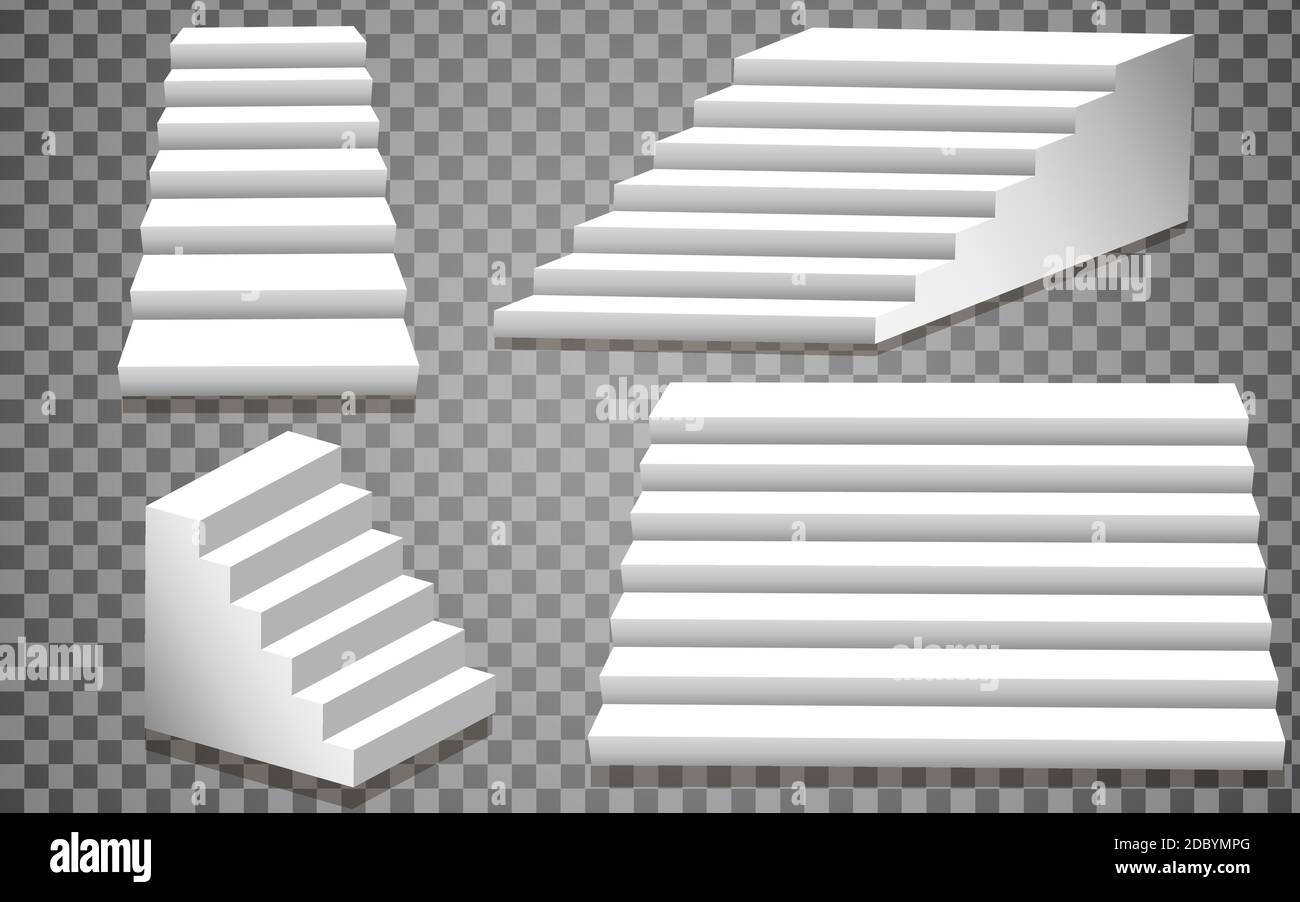 Illuminated stairway Stock Vector Images - Alamy