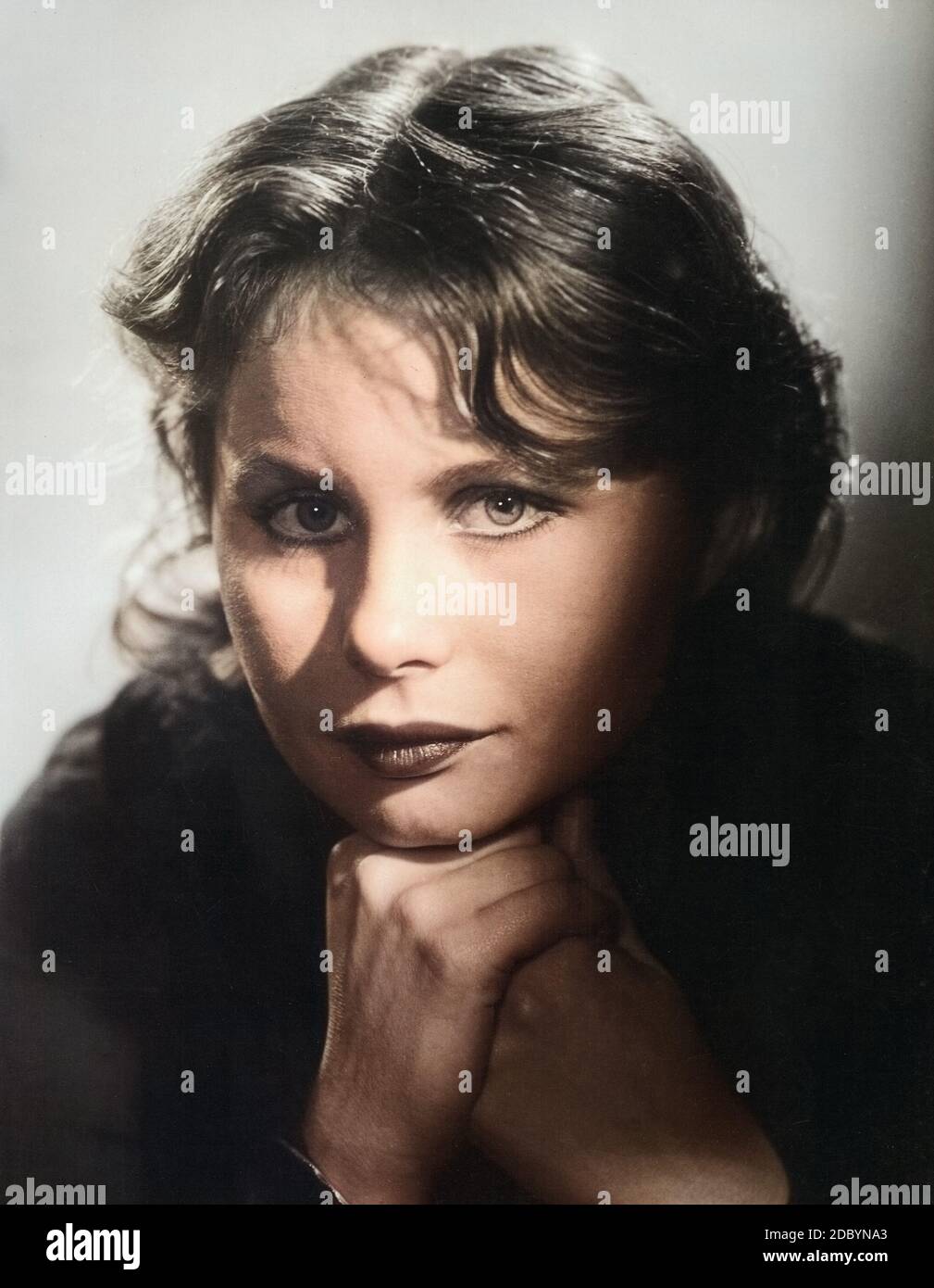 Monika Weydert, deutsche Schauspielerin, Deutschland um 1954. German ...