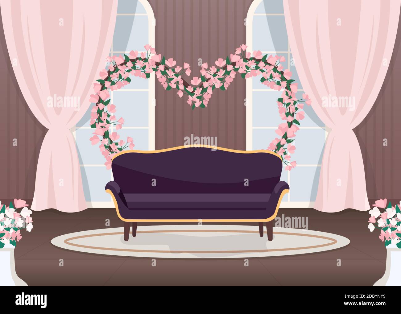 Wedding venue cartoon hi-res stock photography and images - Alamy