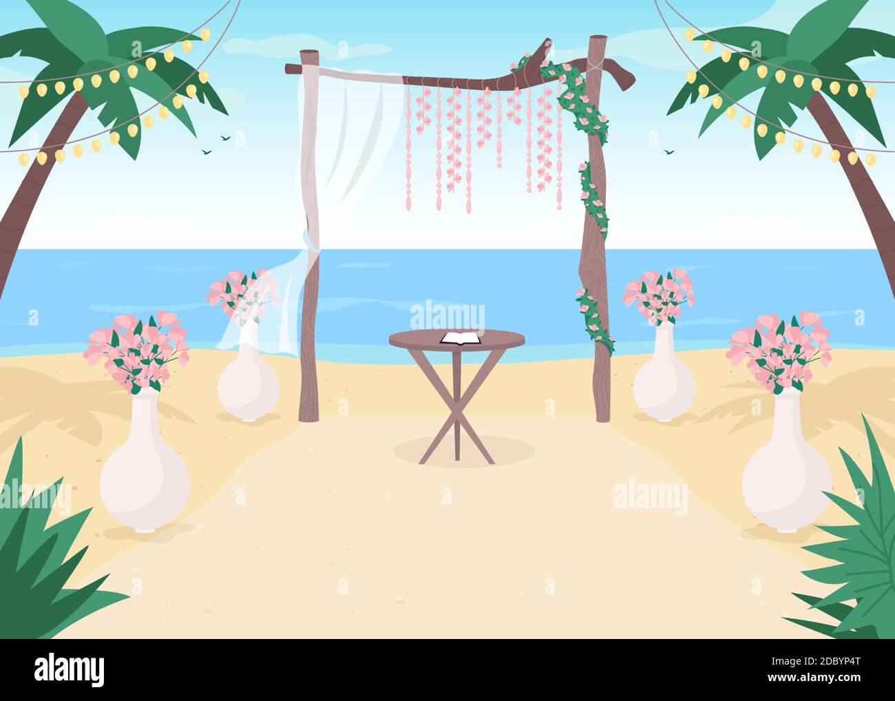 Wedding venue cartoon hi-res stock photography and images - Alamy