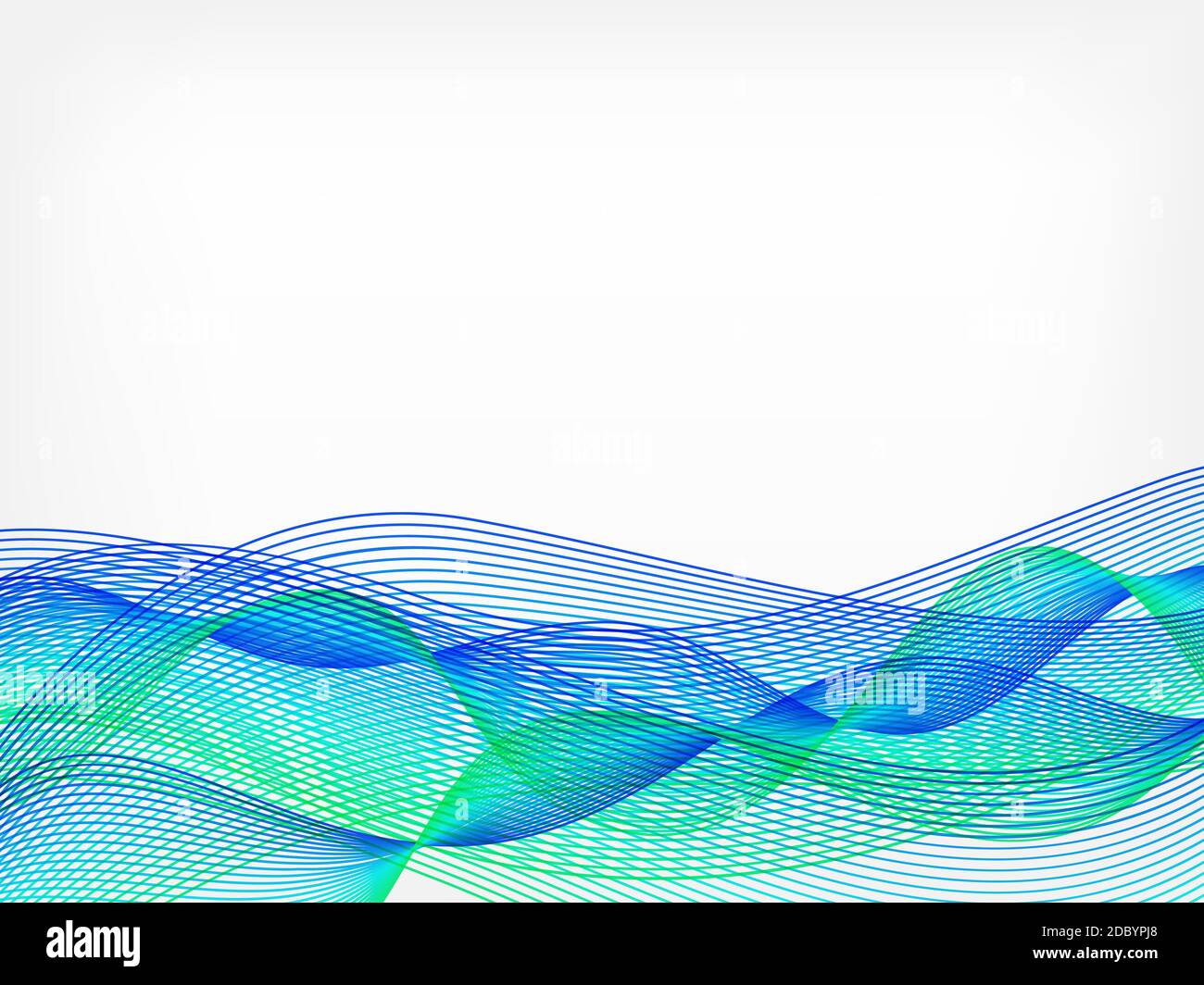 abstract waved line background - green and blue Stock Photo - Alamy