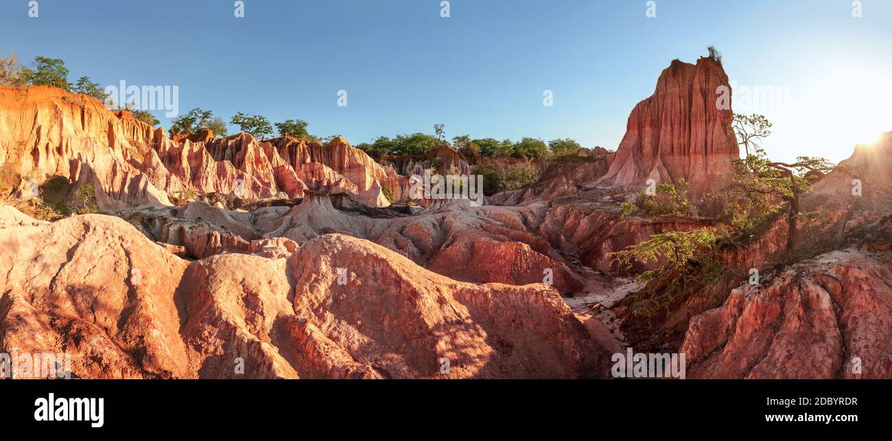 High resolution panorama of Marafa Depression (Hell's Kitchen canyon ...