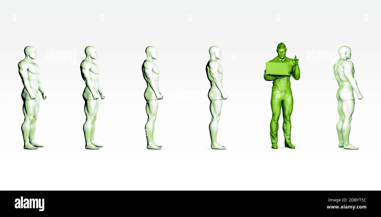 Leadership Concept of a Business Management Executive Background Stock ...