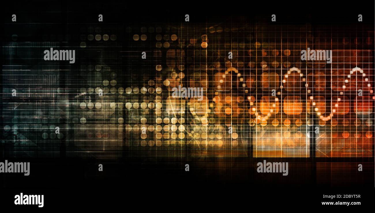 Telecommunications Mobile Data Grid as a Concept Stock Photo - Alamy