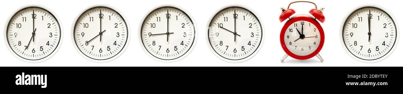 Multiple clock background hi-res stock photography and images - Alamy