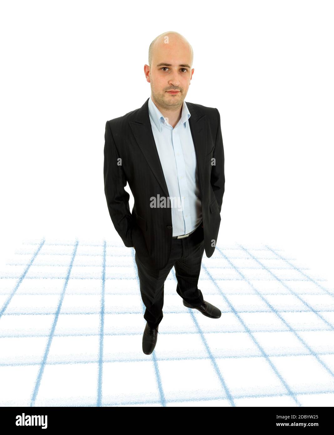 happy young casual man, full body picture Stock Photo - Alamy