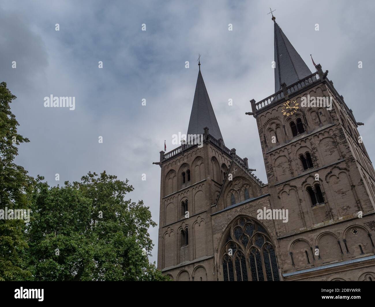 the city of xanten at the river rhine Stock Photo - Alamy