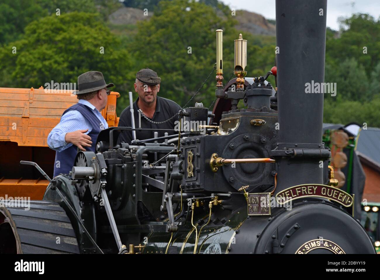 Vintage steam engine displayed hi-res stock photography and images - Alamy