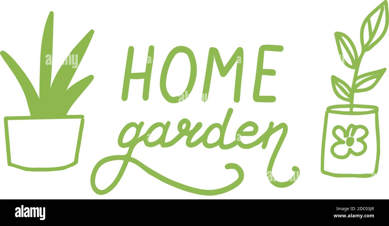 Home garden vector icons Cut Out Stock Images & Pictures - Alamy