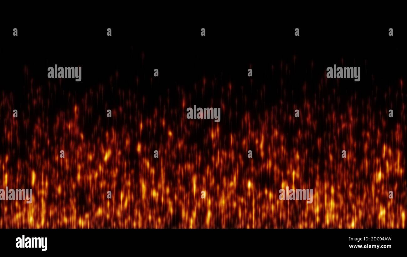 Wall of fire flame abstract, render illustration Stock Photo - Alamy