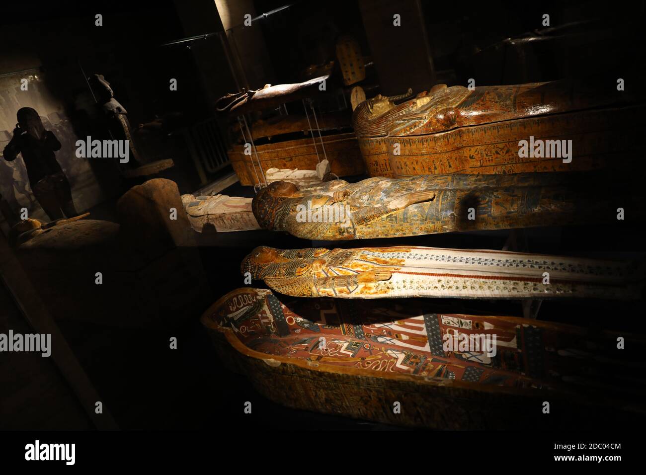 Ancient egyptian coffins hi-res stock photography and images - Alamy