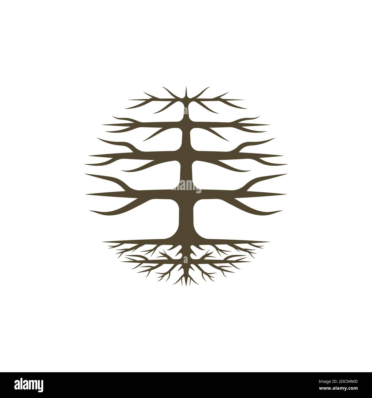 Unusual tree root Stock Vector Images - Alamy