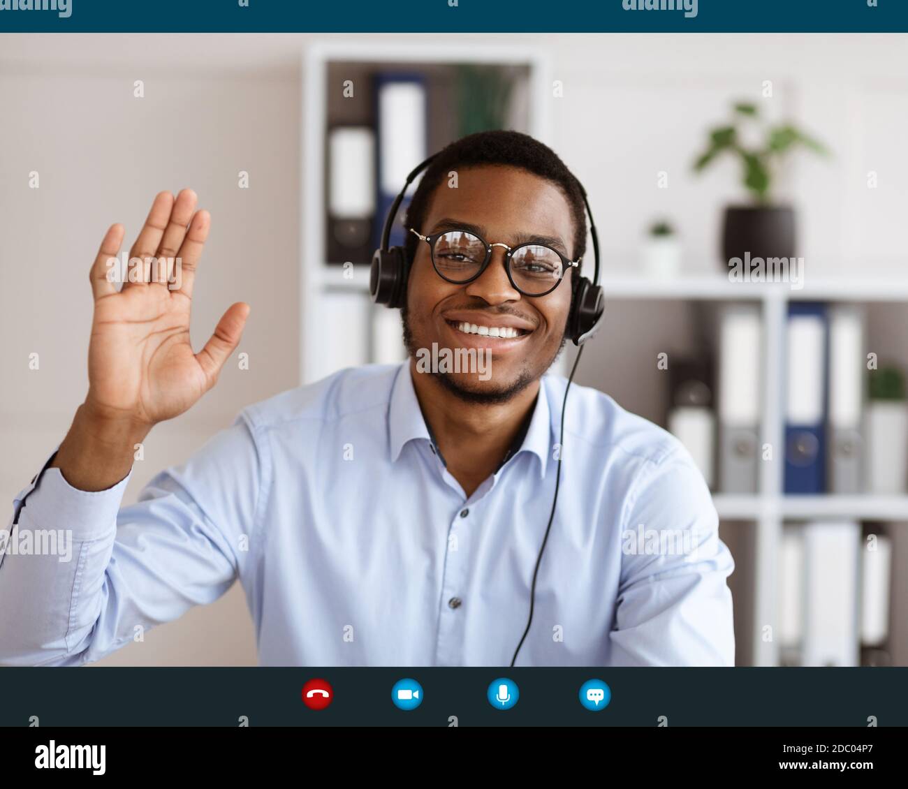 African american worker in online hi-res stock photography and images ...