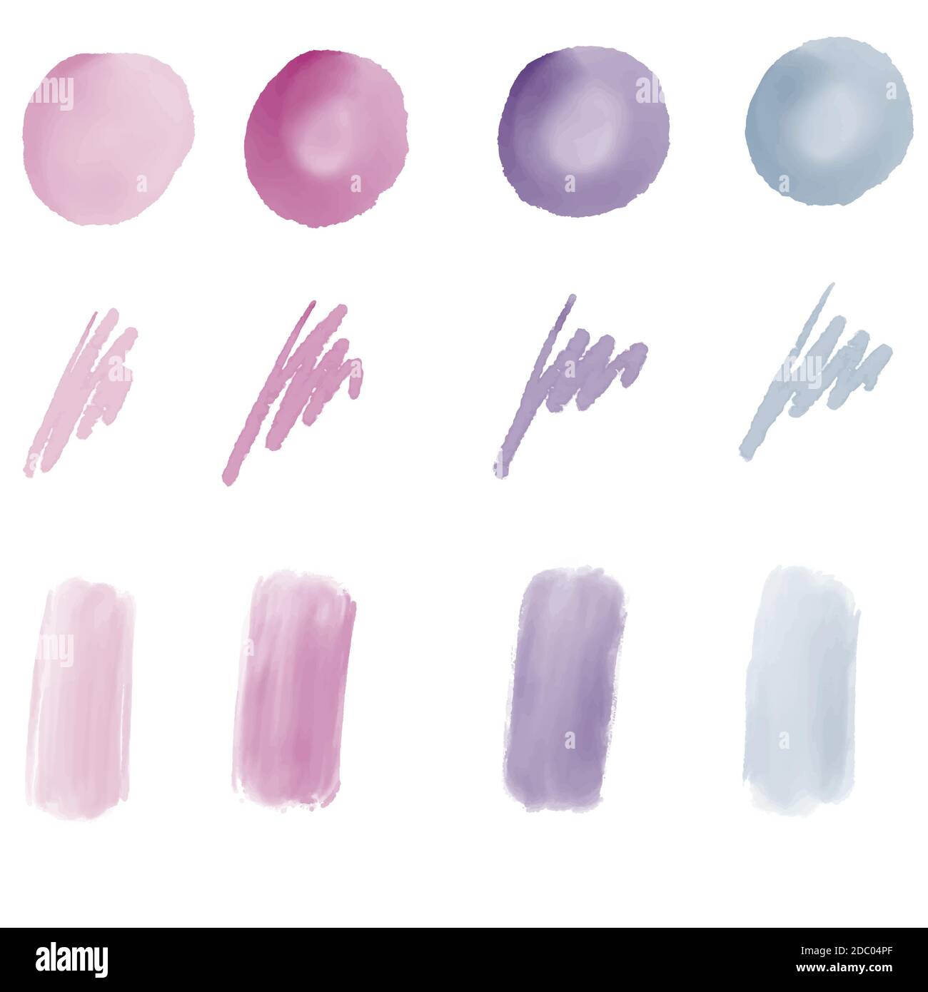 Purple blue pink grunge brushstrokes, watercolor paint, watercolor ...