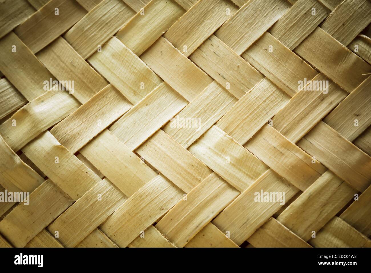 bamboo craft texture in thailand Stock Photo - Alamy