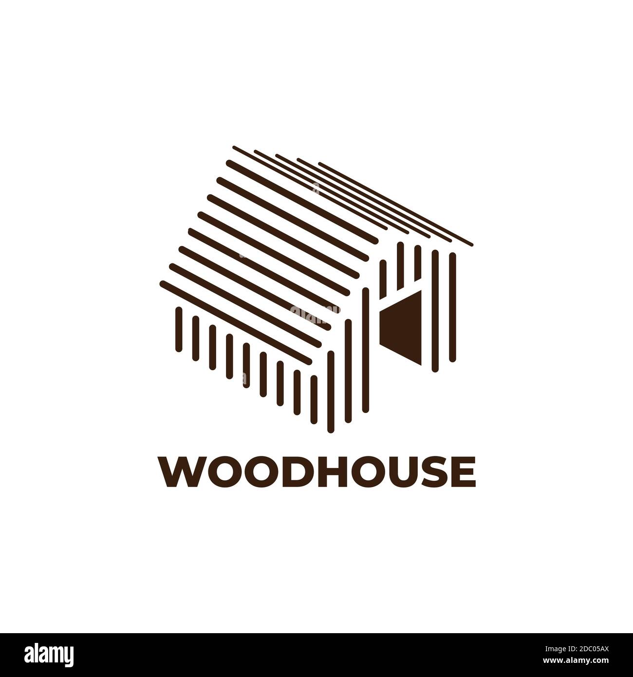 Log cabin camp rustic Cut Out Stock Images & Pictures - Alamy