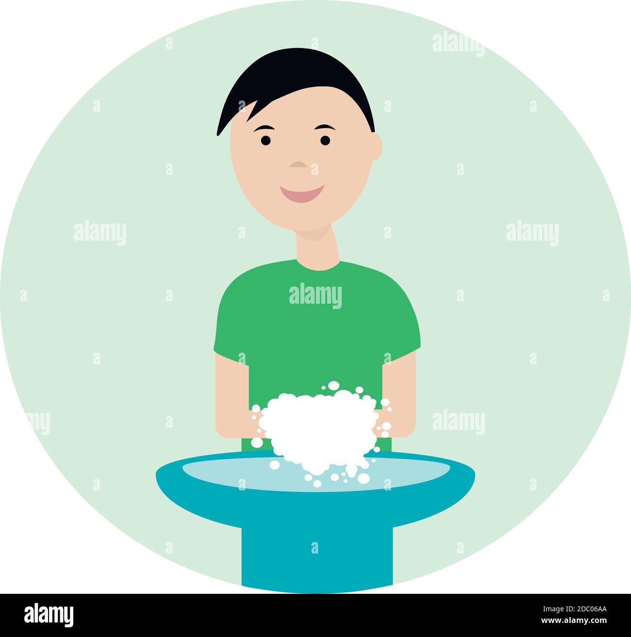 Washing Yourself Clipart