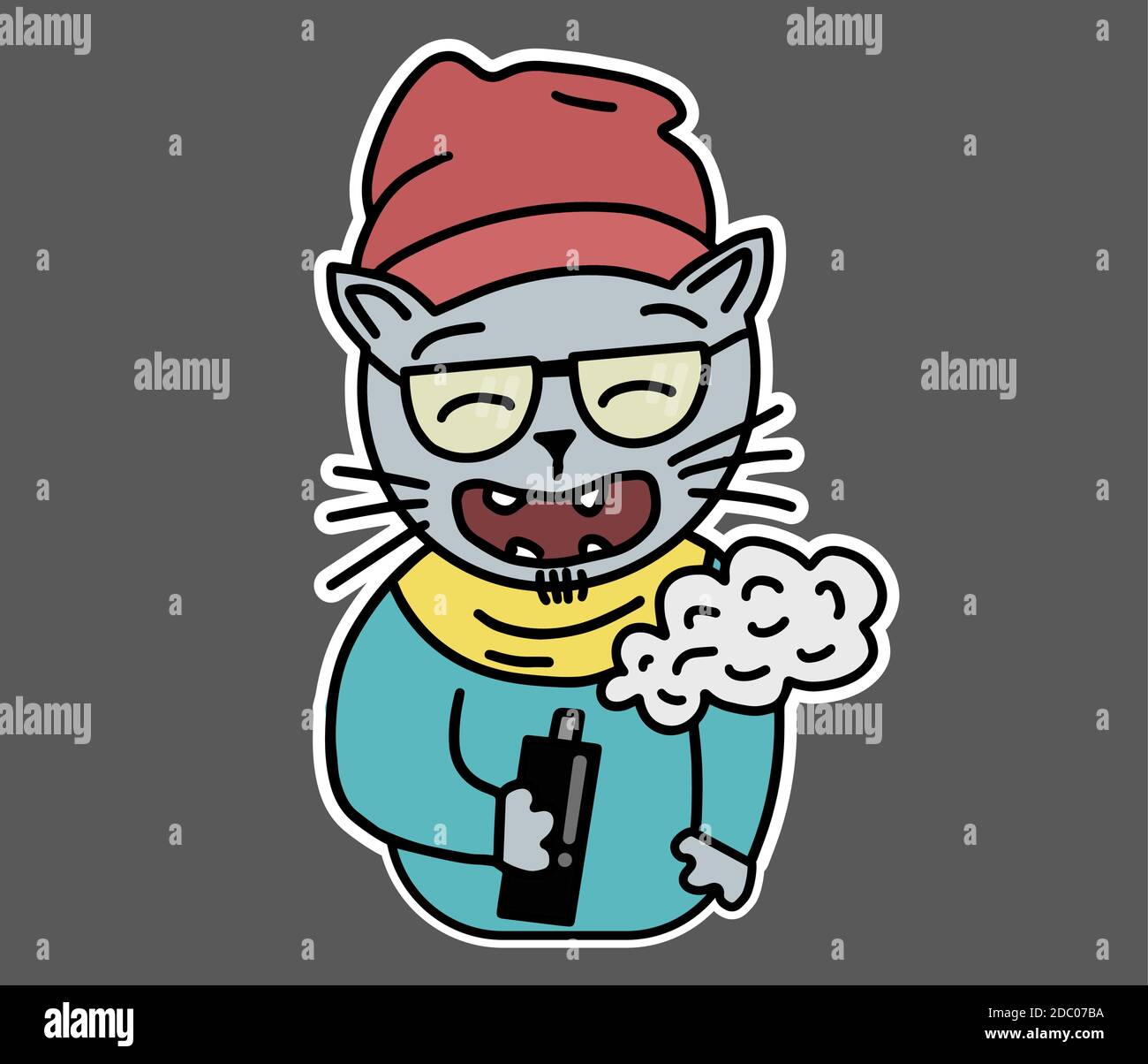 Vaping and coffee Stock Vector Images - Alamy