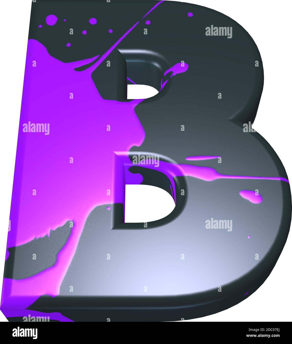 3D font design. Lettering design Stock Photo - Alamy